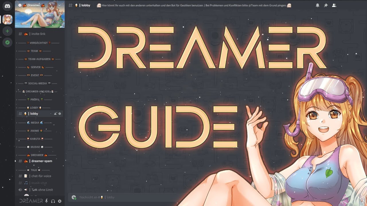 Dreamer Guide Updated | Server & Bot erklärt! ♡ - YouTube