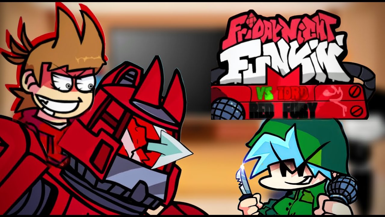 Tord Red Fury FULL RELEASE + Cutscenes || Fnf React To Tord Red Fury ...