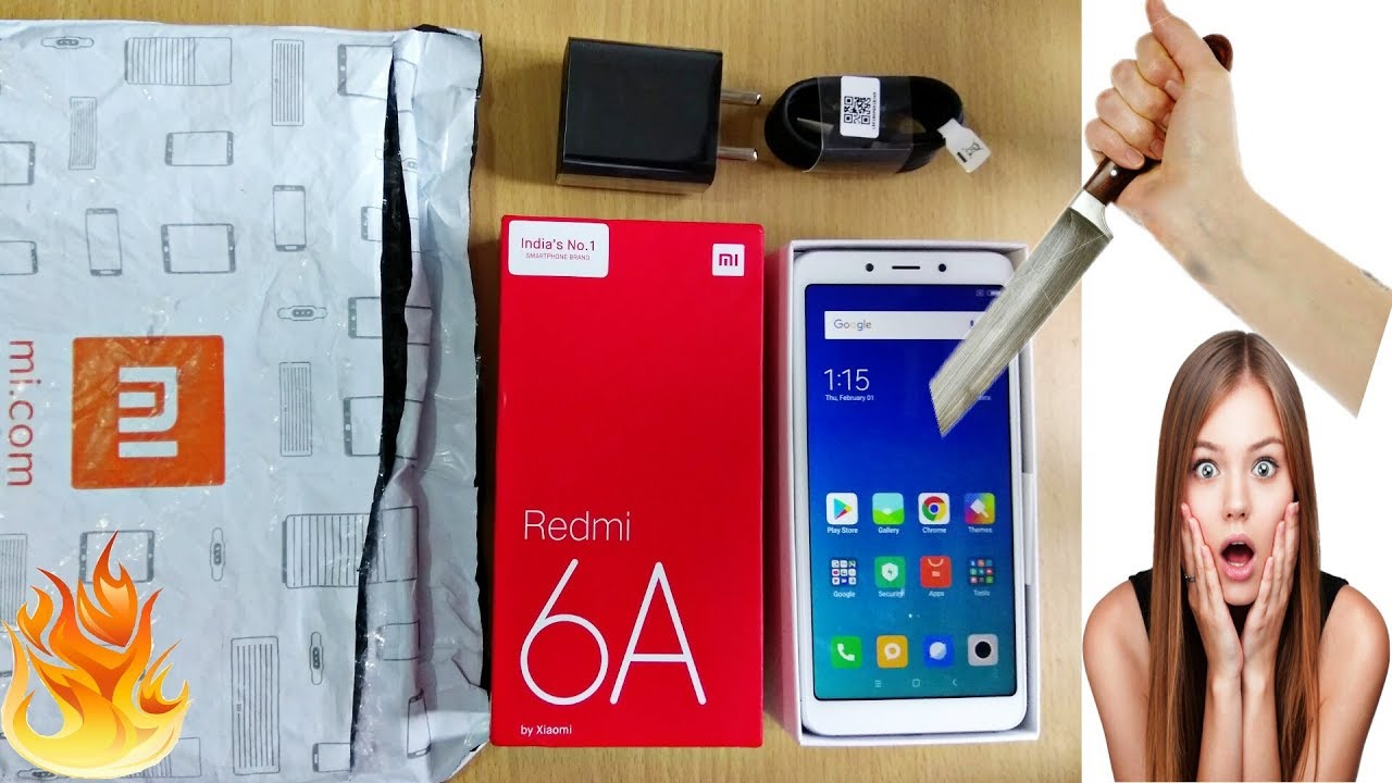 Xiaomi Redmi 6A Unboxing (Retail Unit) Mi.com | Specification Redmi 6A ...