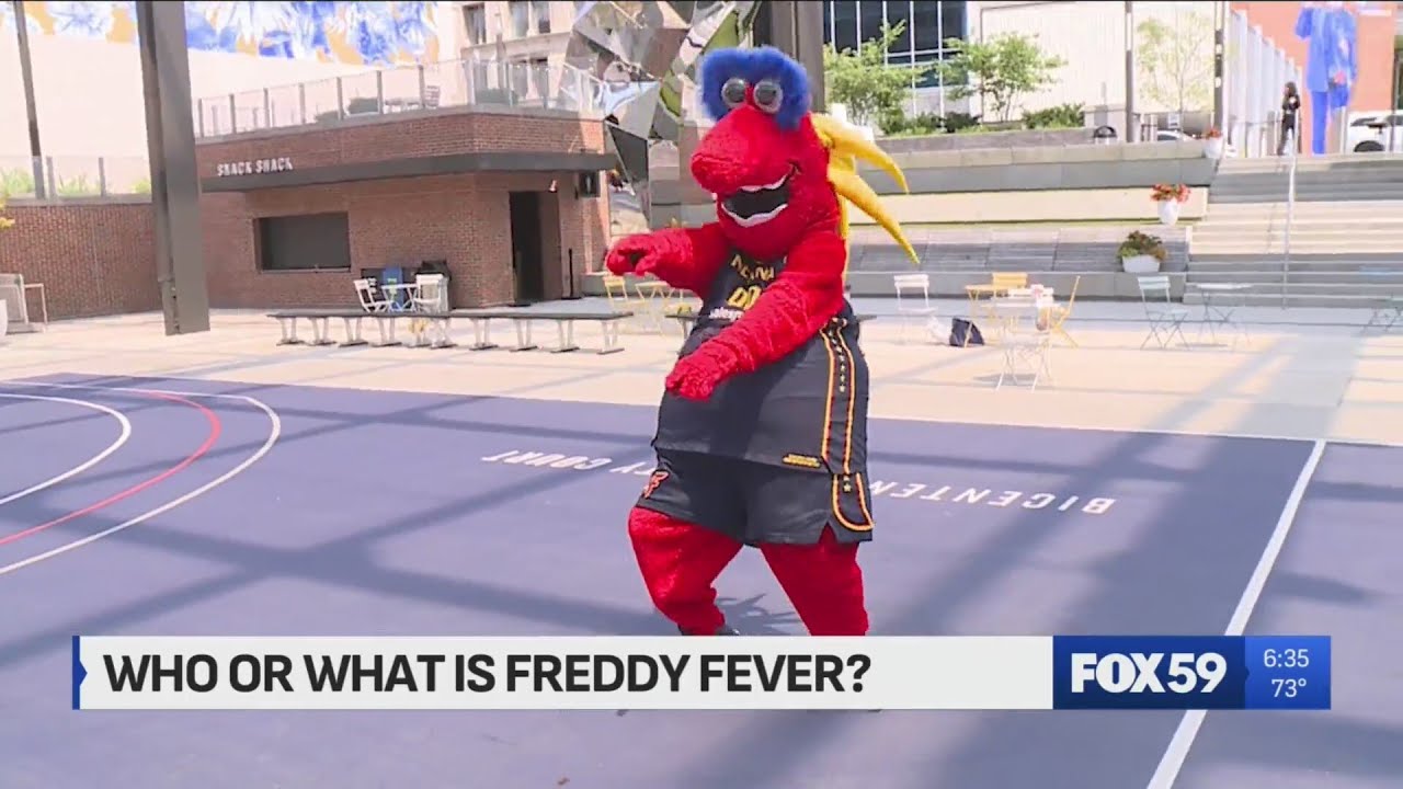 How 'lovable mascot' Freddy Fever hypes up the crowd - YouTube