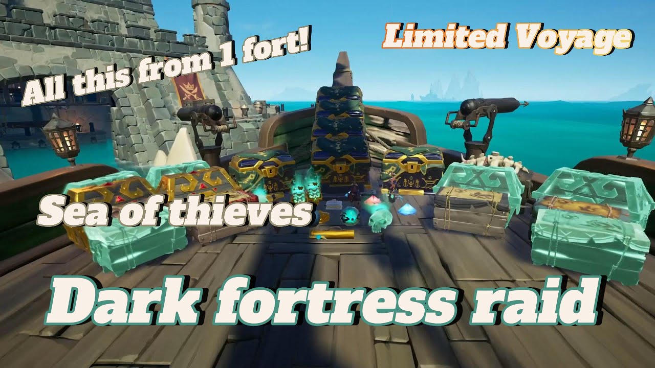 Dark fortress raid | Sea of thieves - YouTube