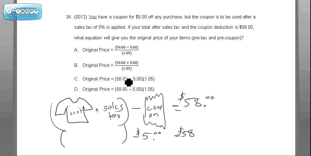 MTLE Basic Skills Mathematics Practice Exam - Question #34 - YouTube