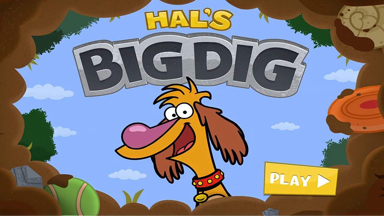 Nature Cat: Hal's Big Dig || Dinosaurs Game - YouTube
