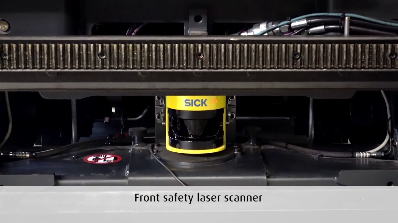 Démonstration K-Matic, chariot automatisé AGV Fenwick - YouTube