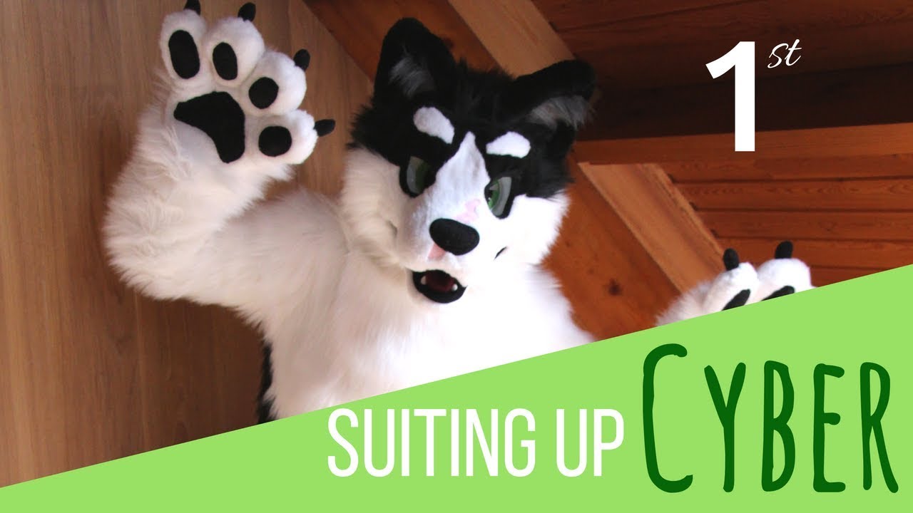 Suiting up -Cyber fursuit - YouTube