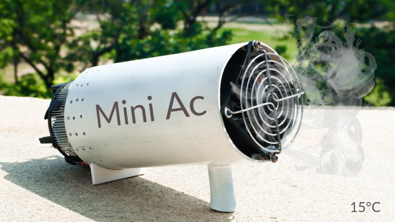 Mini Ac | How To Make a Mini Air Conditioner At Home - YouTube