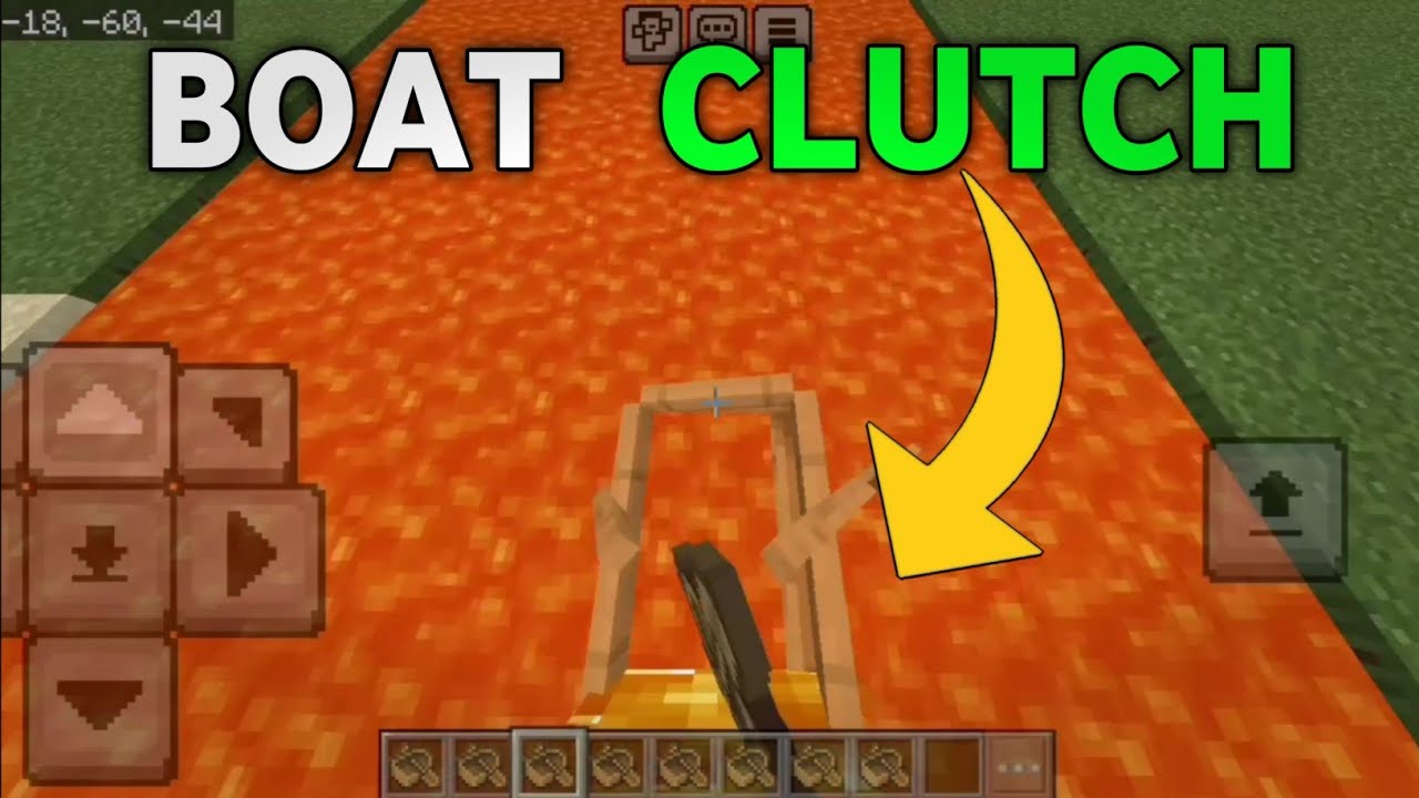 Boat Clutch Tutorial in Minecraft Bedrock/PE | Minecraft Tips and ...