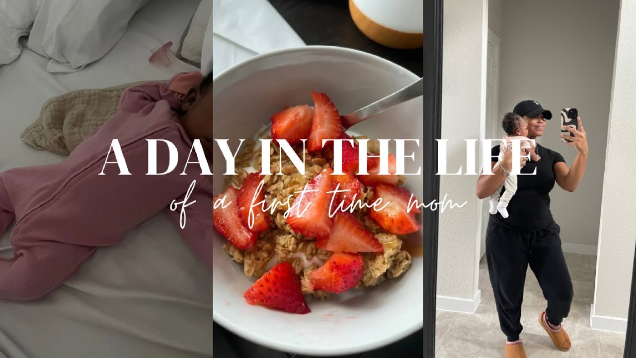 A DAY IN THE LIFE OF A FIRST TIME MOM | 1 month old + 6 weeks ...