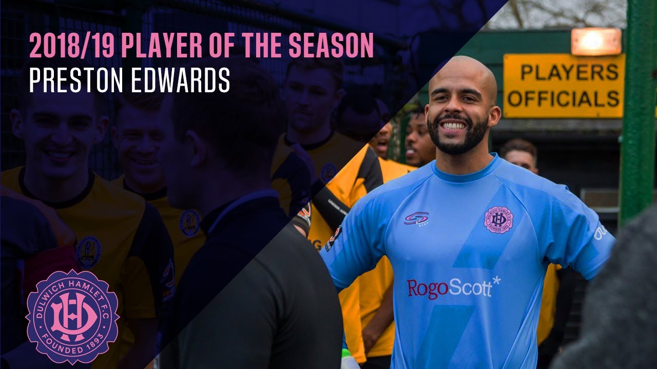 Dulwich Hamlet 2018/19 Player of the Season: Preston Edwards - YouTube