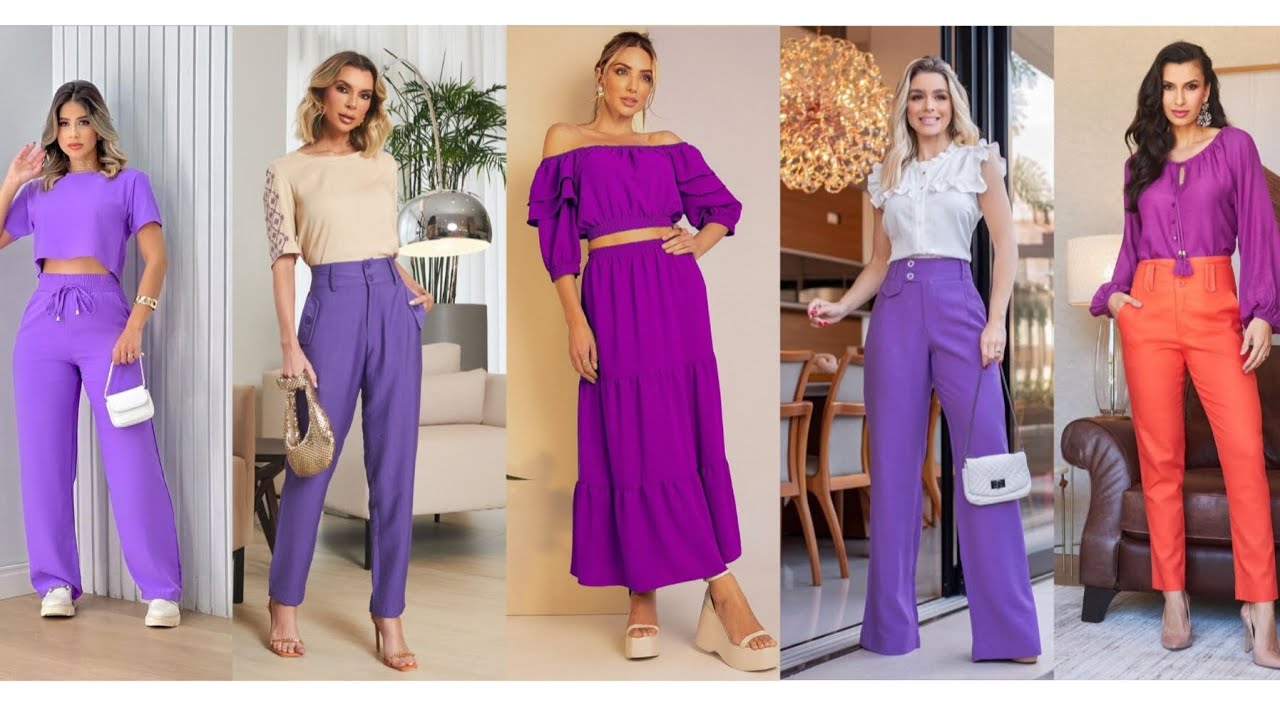 BONITAS COMBINACIONES CON DIFERENTES TONALIDADES DEL MORADO/CÓMO ...
