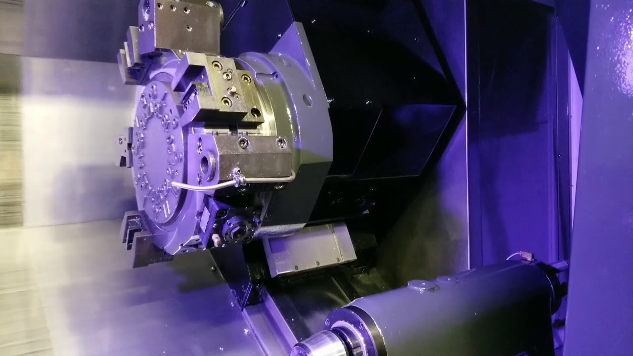 DOOSAN PUMA-2100Y 3-AXIS TURNING CENTER - FOR SALE - 631-586-5252 - YouTube
