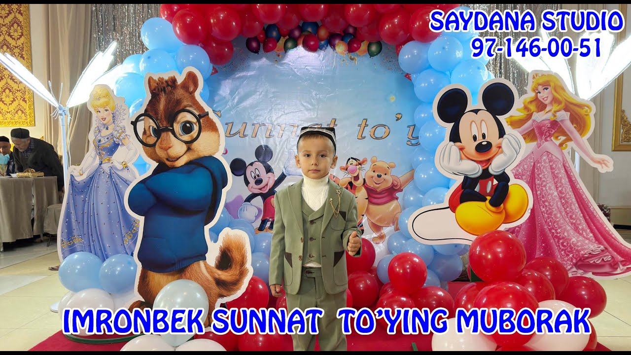 IMRONBEK SUNNAT TOY (ASR TO'YXONASI) SAYDANA STUDIO 97 146 00 51 - YouTube