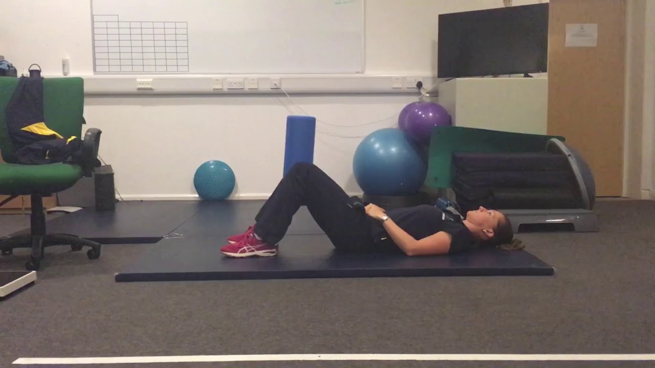 Adductor squeeze - straight leg/ bent knee/ knee lift - YouTube