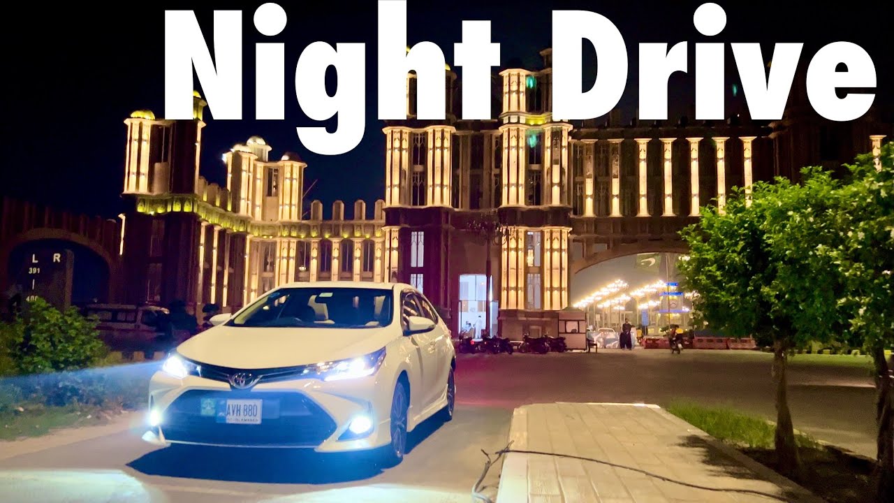 Night Drive On Toyota Corolla Altis Grande X - YouTube
