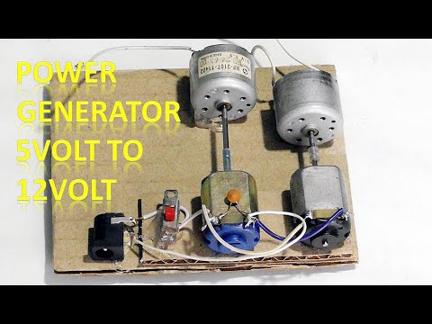 DC MOTOR GENERATOR | HOW TO MAKE A DC MOTOR GENERATOR - YouTube