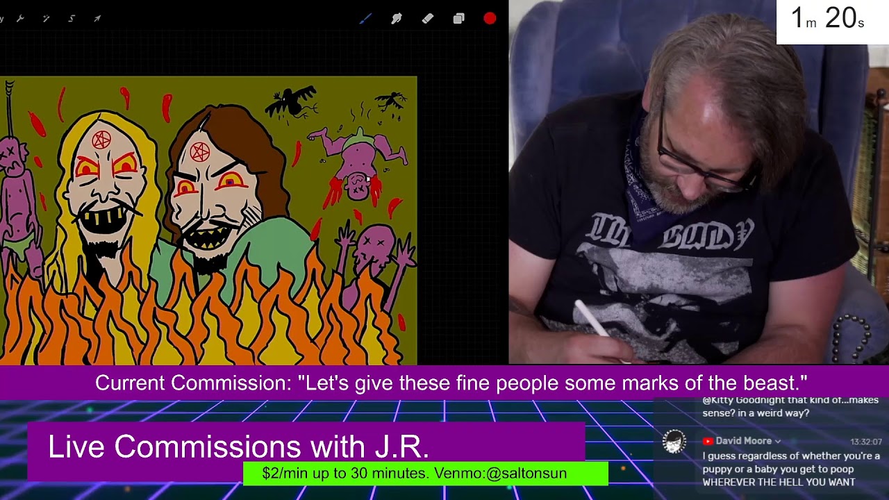 Live Drawing Micro-Commissions BY-THE-MINUTE with @Dawghands - YouTube