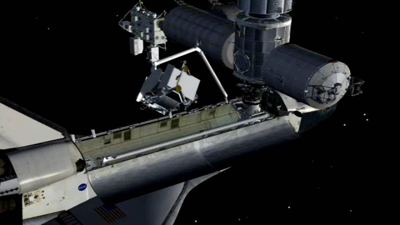 The Alpha Magnetic Spectrometer on STS-134 to the ISS - YouTube