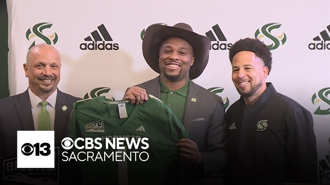 Sacramento State introduces new head football coach Brennan Marion ...
