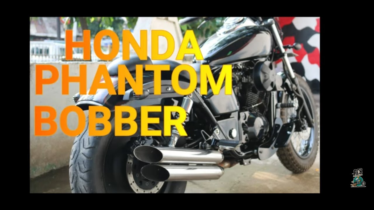modif bobber honda phantom - YouTube