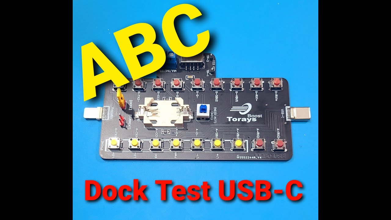 Como Funciona el dock test Jumbo USB-C Reparas fallas de carga en ...