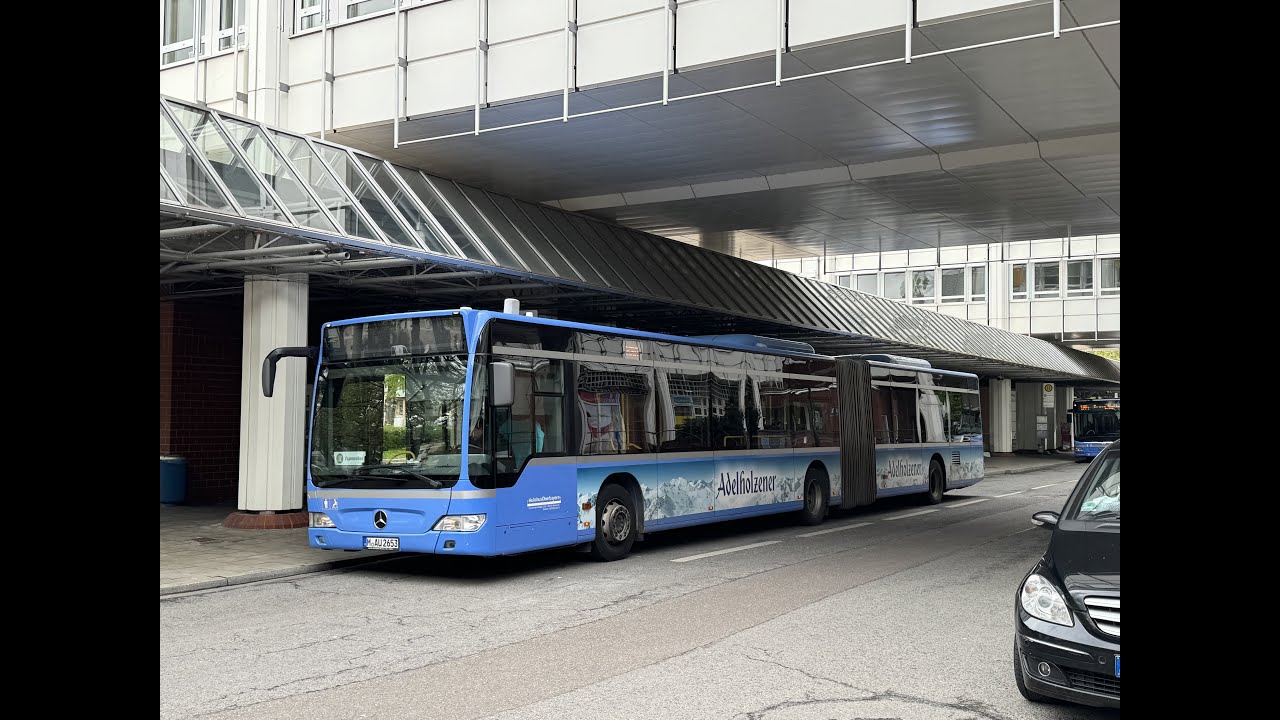 [Timelapse Video] Münchner Verkehrsgesellschaft (MVG) ExpressBus route ...