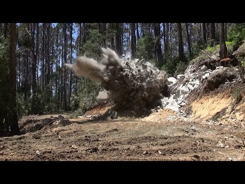 Blasting On Thompson Valley Road - YouTube