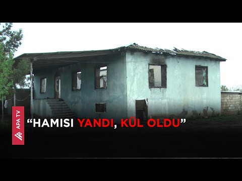 Dəhşət saçan alovlar ailəyə şok yaşatdı – APA TV