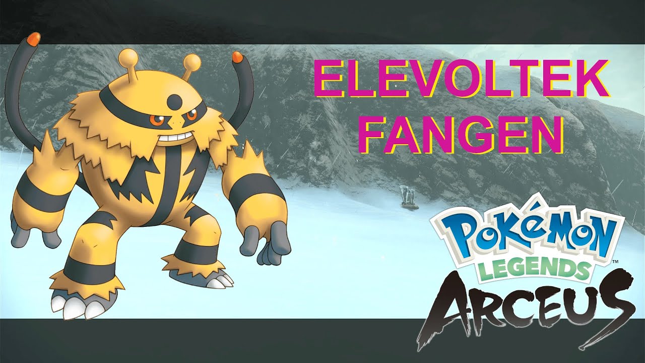 FUNDORT ELEVOLTEK | Pokemon-Legenden: Arceus - YouTube