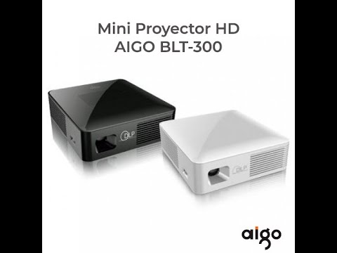 Mini Proyector AIGO BLT-300 - YouTube
