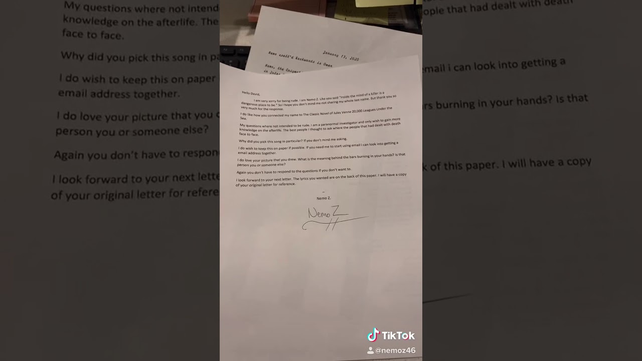 David Bullock response letter - YouTube