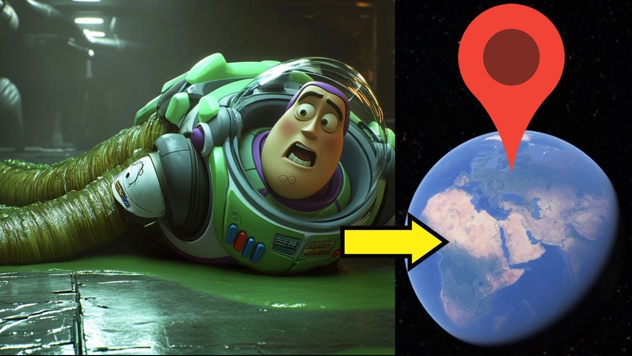 Real LIGHTYEAR.EXE on Google Earth - YouTube