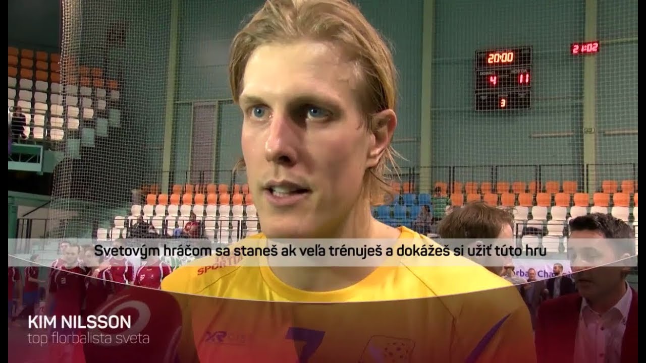 Florbal top Kim Nilsson in Slovakia - YouTube