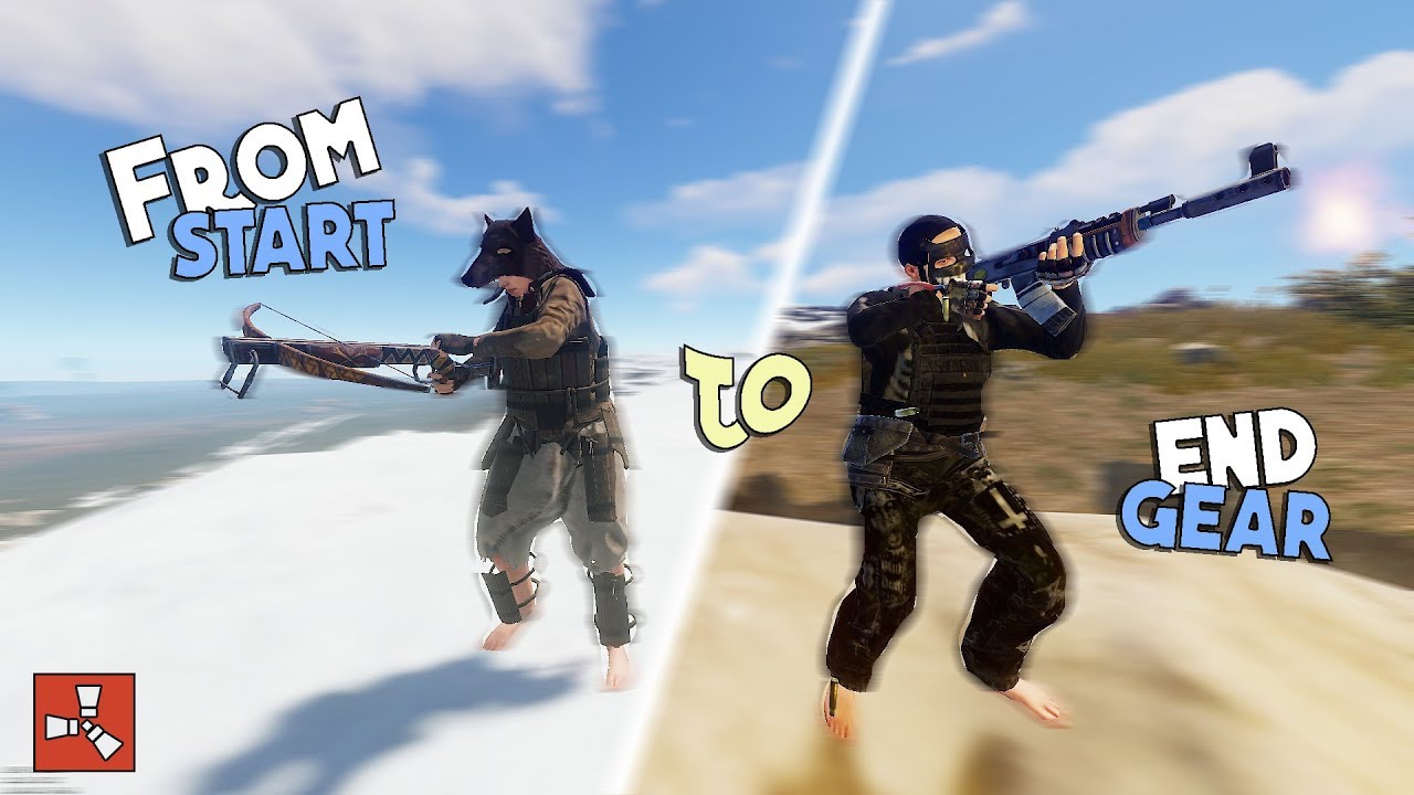 RUST | ROCK to END GAME in 24 HOURS (Rust Snowball, 40+ Rocket Raid ...