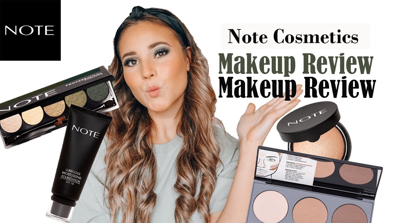 Note Cosmetics Makeup Review - YouTube