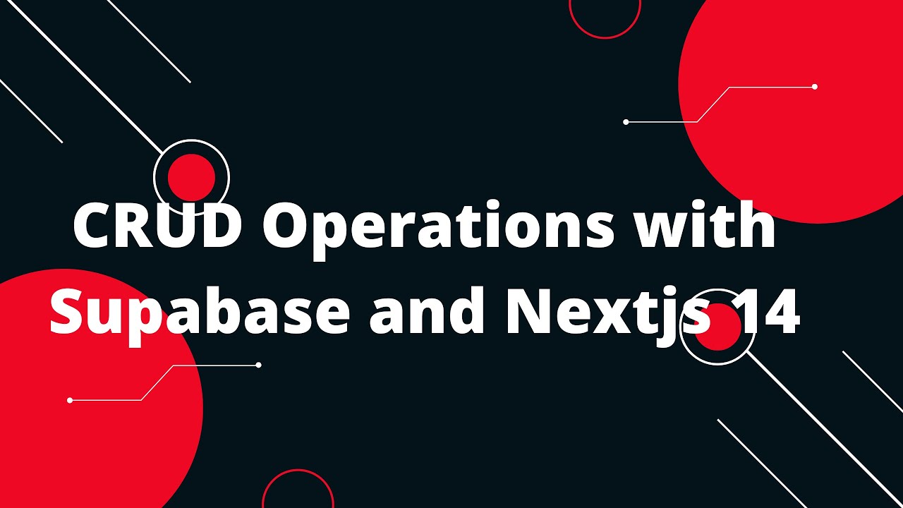 Nextjs 14 Tutorial 57 🚀 Build A Powerful Crud Todo App With Nextjs 14 And Supabase 🌟 Youtube 2788