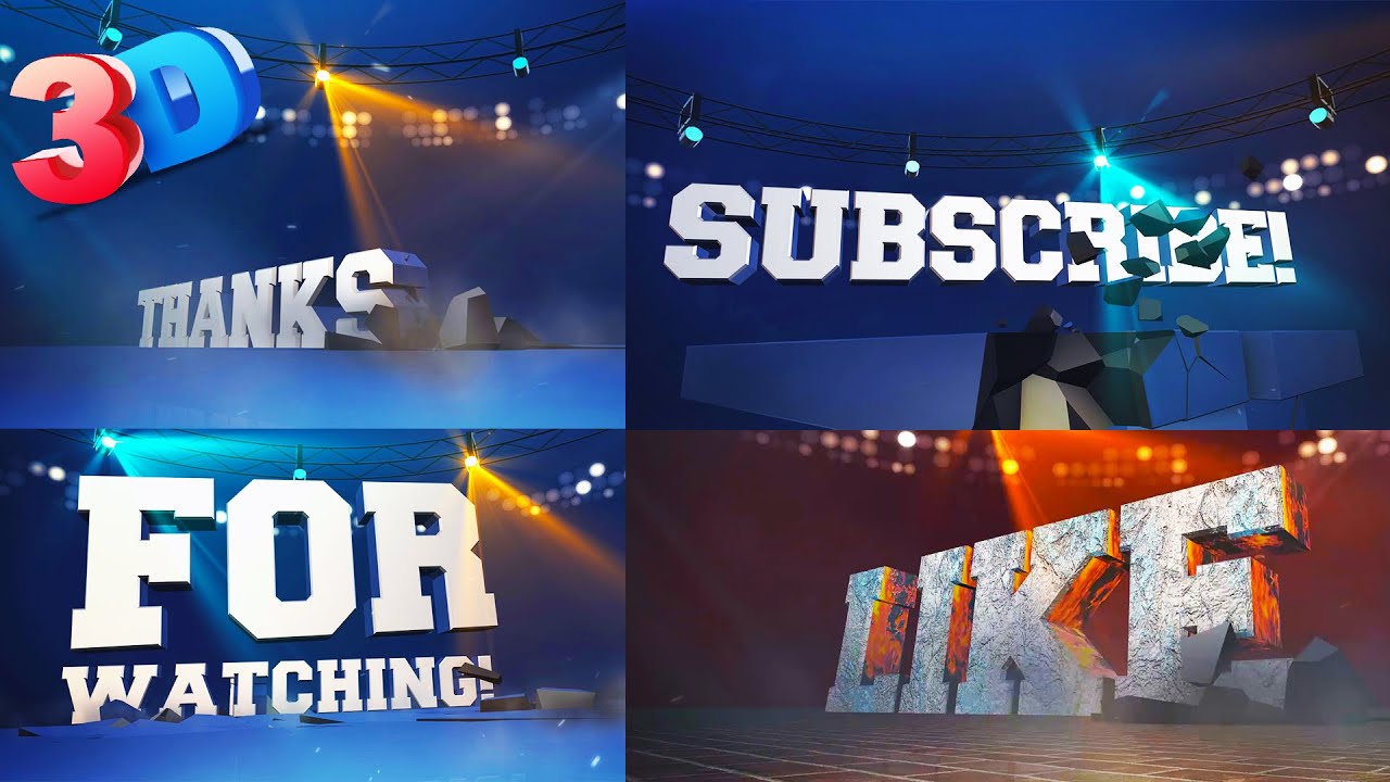 Epic Outro No Text | Intro Outro without text | Subscribe YouTube intro ...