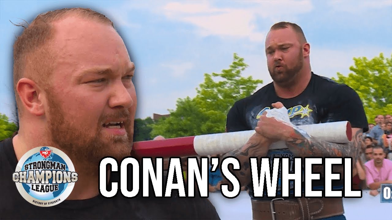 Hafþór Björnsson Wins The Gruelling 300KG Conan's Wheel | Strongman ...