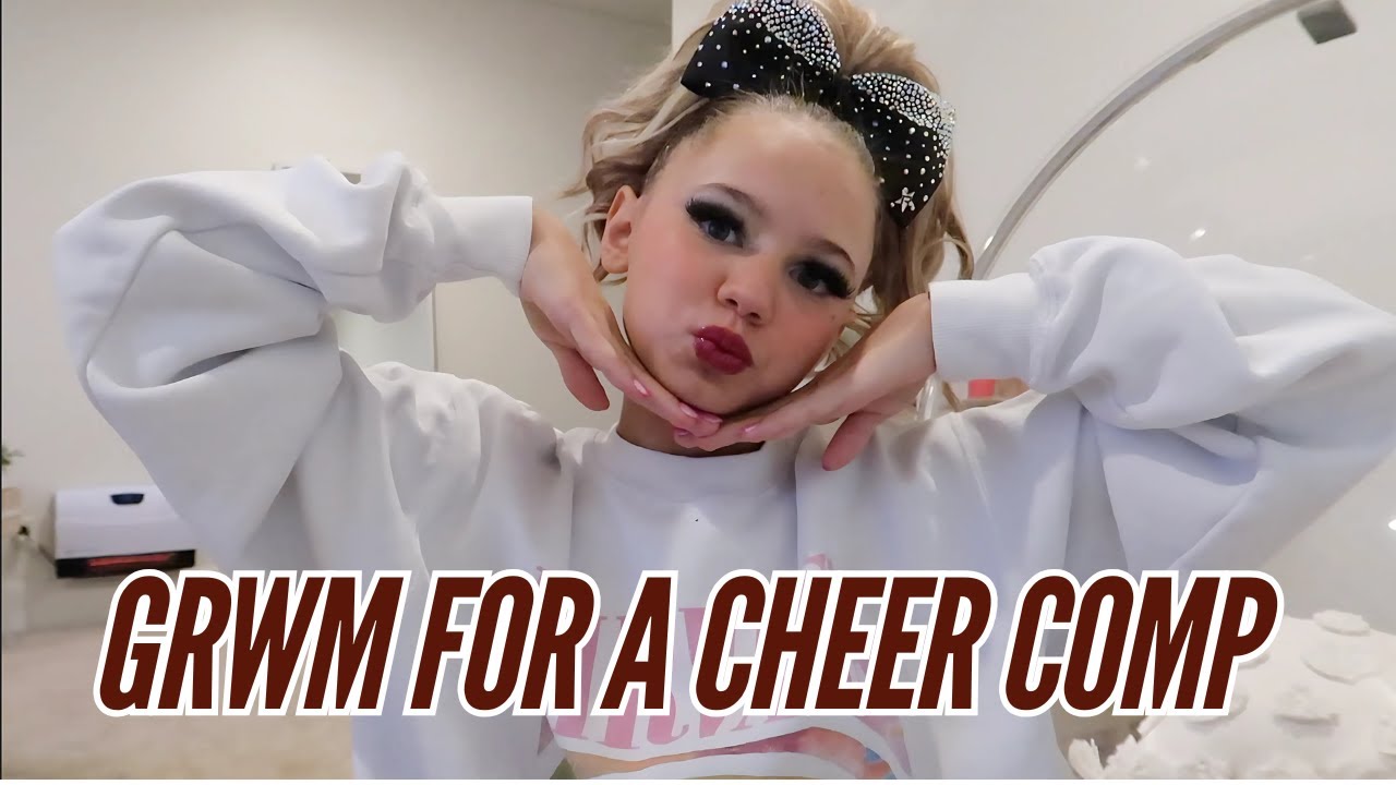 GRWM FOR MY CHEER COMP! - YouTube