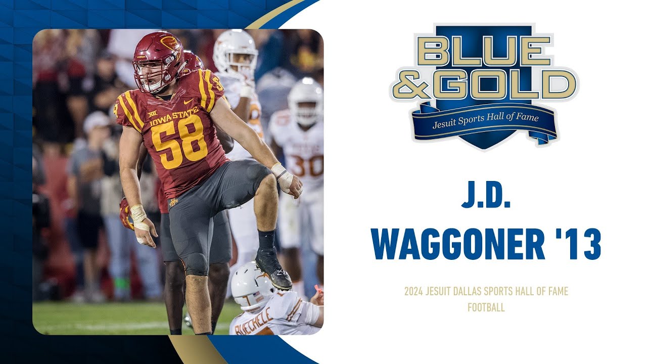 Jesuit Dallas Sports Hall of Fame - J.D. Waggoner '13 - YouTube