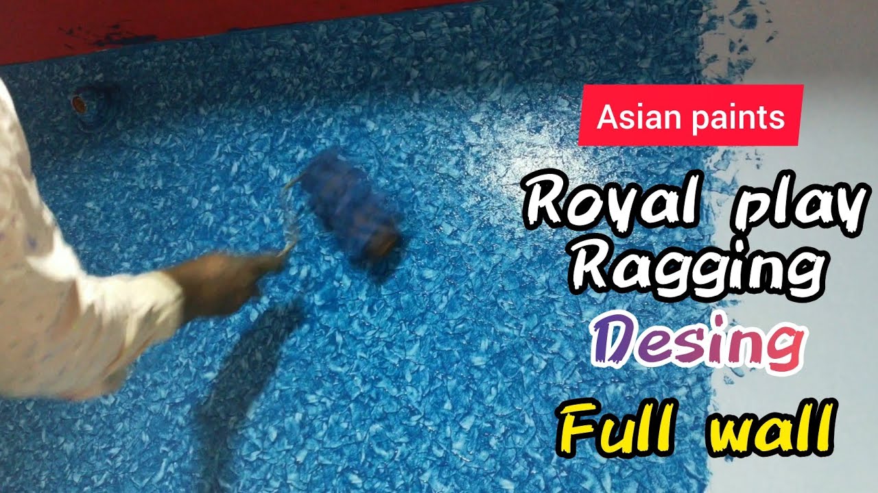 viral design | asian paint #royal play | ragging |walltexture - YouTube