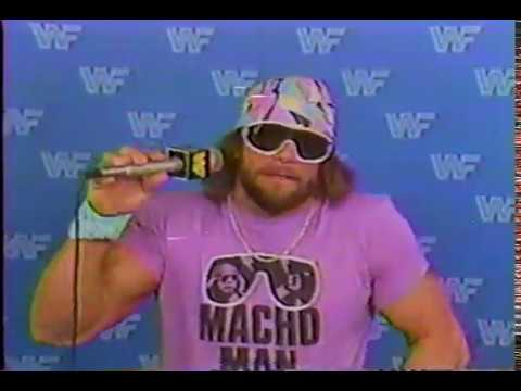 Macho Man Randy Savage Promo on Ricky Steamboat (04-18-1987) [Houston ...