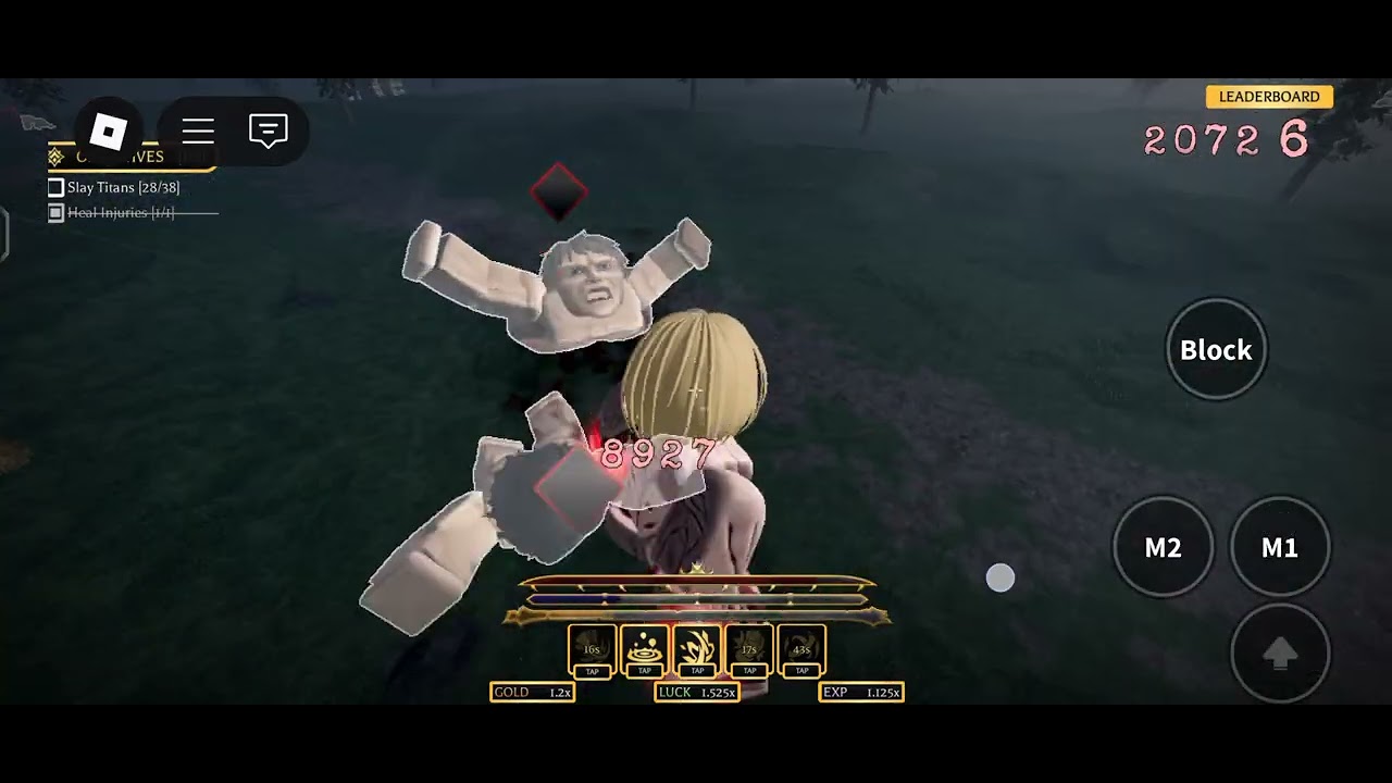 Doing Solo Missions On Aotr || Attack On Titan Revolution On Roblox ...