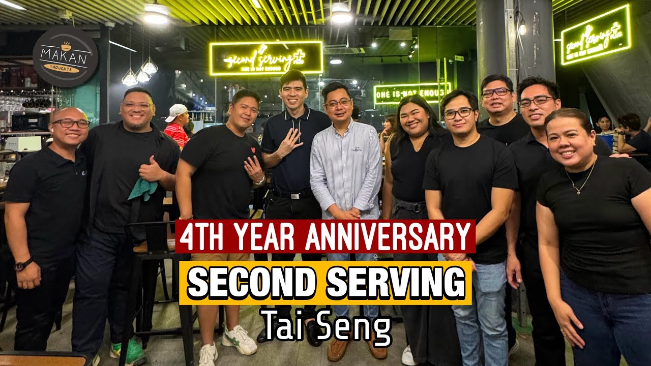 Second Serving 4th Year Anniversary. 11 Irving Place, Tai Seng Point ...