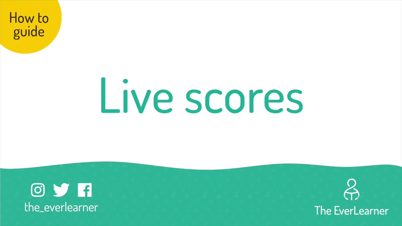 Live Scores - YouTube