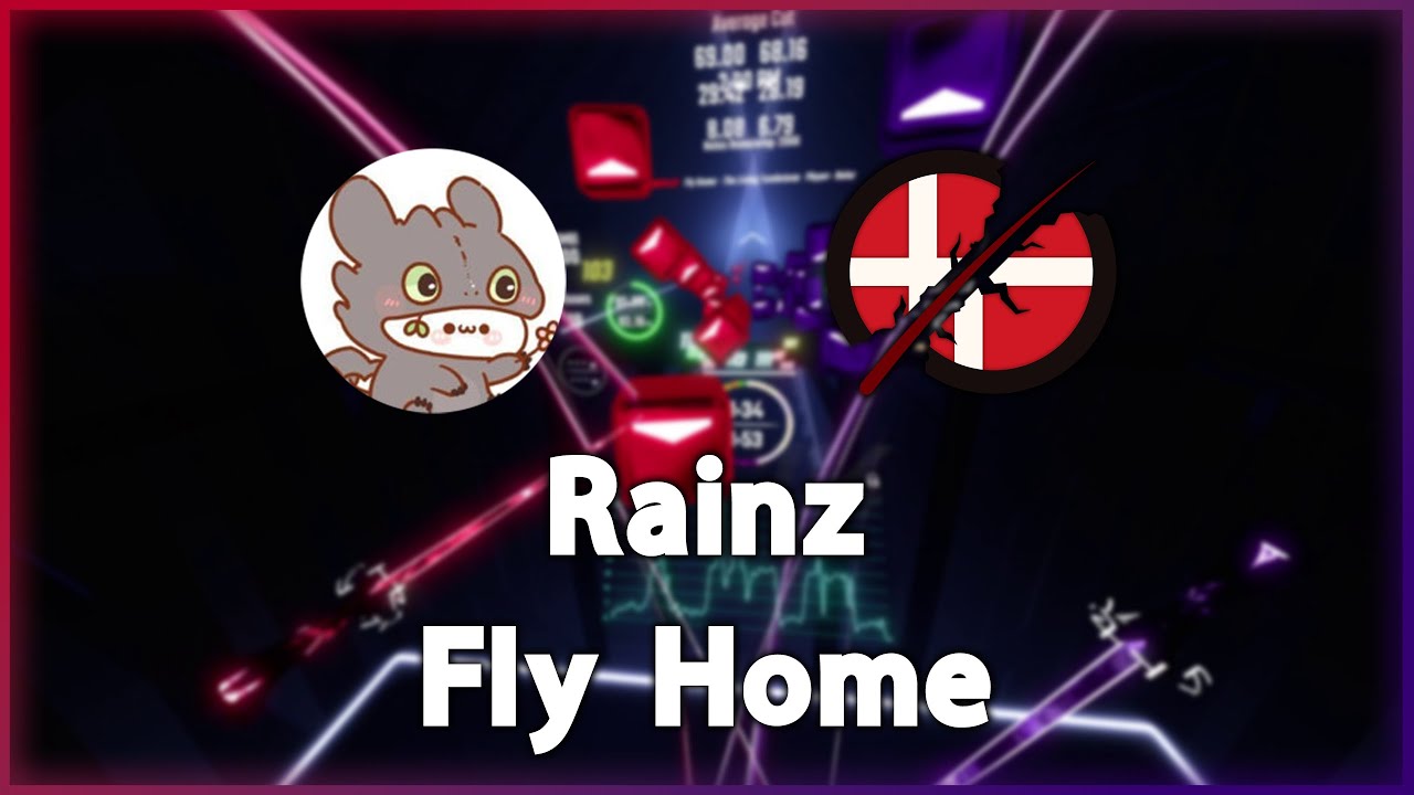 Beat Saber | Rainz | Fly Home (Visualizer) - The Living Tombstone ...