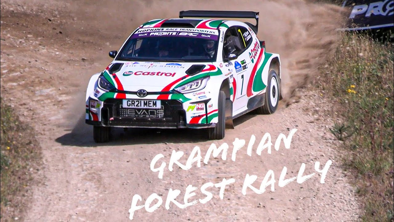 Grampian Forest Rally 2024 | Top BRC Gravel Action - YouTube