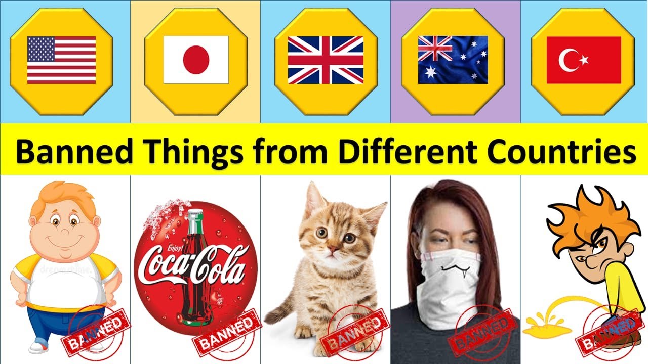 Banned Things From Different countries | Banned Things Comparison - YouTube