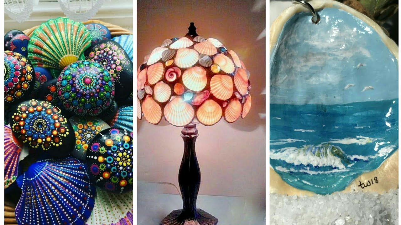 Beautiful Sea Shell Craft Ideas - YouTube