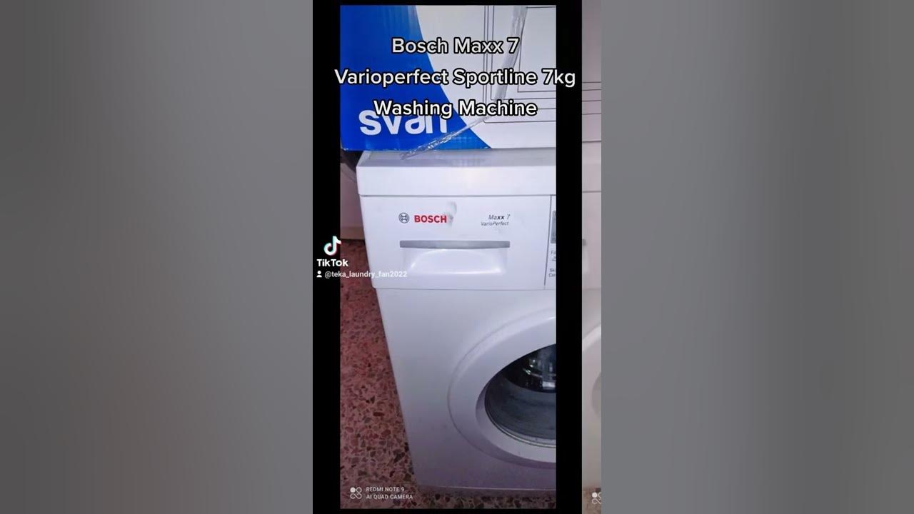 Bosch Maxx 7 Varioperfect Sportline Washing Machine 7kg - YouTube