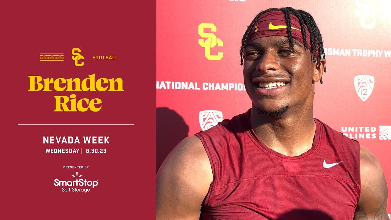 USC WR Brenden Rice l Nevada Week - YouTube